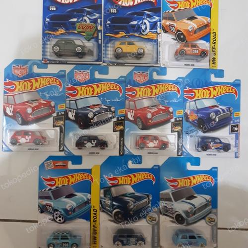 Jual Hotwheels Mini Cooper & Moris Mini Paket Lengkap 9 Varian ...