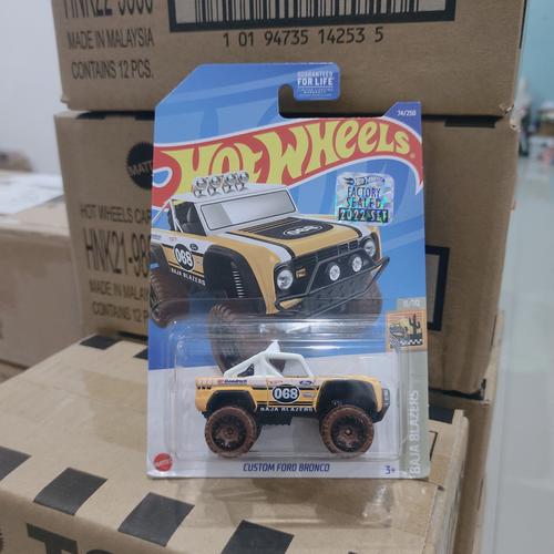 Jual Hot Wheels Custom Ford Bronco Kuning Exclusive Recolor FS 2022 ...