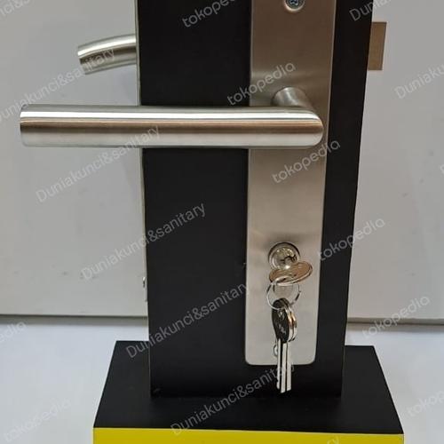 Jual Handle pintu solid set komplit kunci 6141 stainles - Jakarta Pusat ...