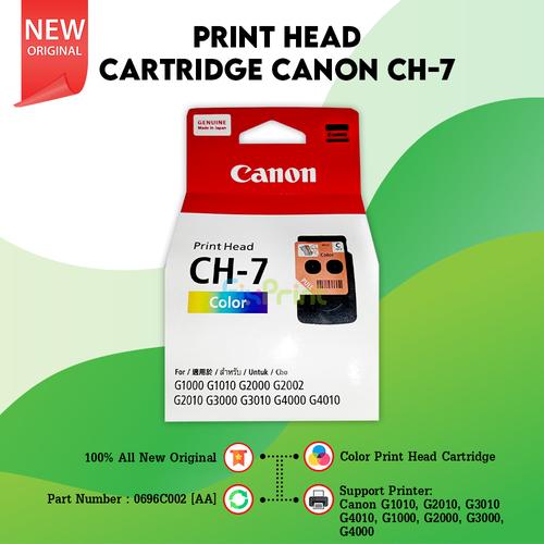 Jual Print Head Cartridge BH7 CH7 Tinta Canon G1000 G2000 G1010 G2010 ...