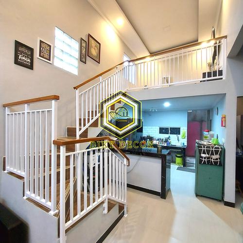 Jual Railing Tangga Minimalis Besi Hollow Hitam Tebal 1,4mm - Model ...