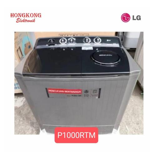 Jual MESIN CUCI LG 10 KG P1000RTM 2 TABUNG MANUAL TWIN TUB - HITAM - Kota Pekanbaru - Hongkong ...