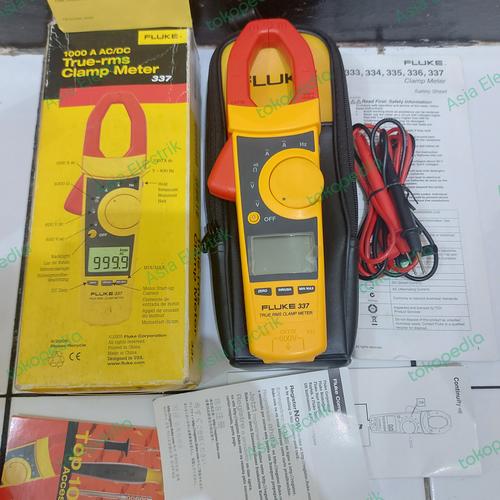 Jual FLUKE 337 TRUE RMS CLAMP METER 1000A AC/DC ORIGINAL - Jakarta ...