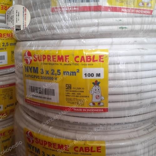 Jual Kabel nym 3x2.5mm supreme /POTONGAN/METERAN - Jakarta Pusat ...