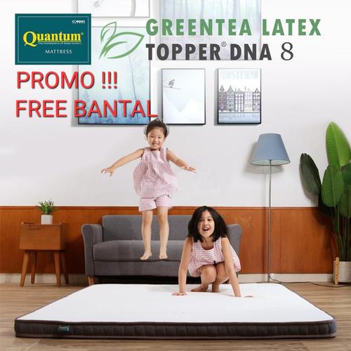 Jual Quantum Matras Topper Latex Greantea DNA 8cm pelapis kasur ...
