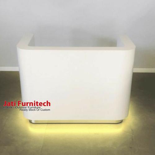 Jual meja kasir toko - meja kasir hpl - meja kasir interior+ led lamp ...