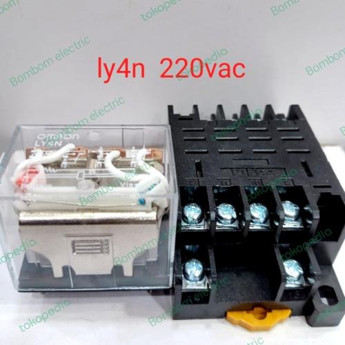 Jual relay omron ly4/n 220 vac 10a original - relay saja - Jakarta ...