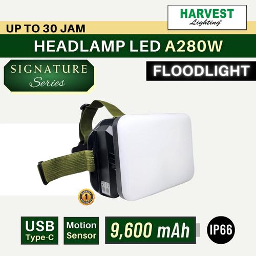 Promo HARVEST LIGHTING Headlamp A280W SIGN Floodlight Senter Kepala LED ...