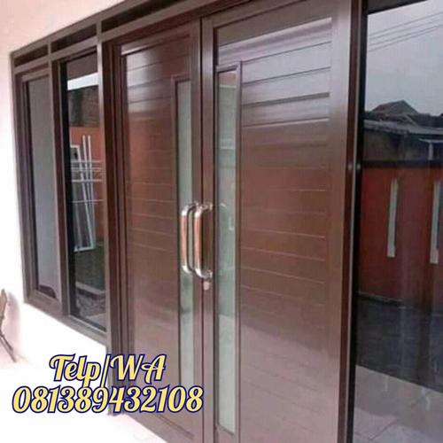Jual Kusen Pintu & Jendela Aluminium Motif Urat Kayu - Jakarta Barat ...