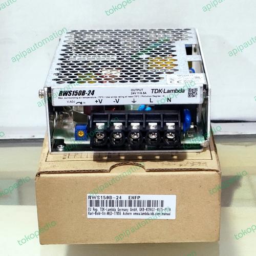 Jual POWER SUPPLY TDK Lambda RWS150B-24 OUTPUT 24VDC 6.5A - Kab. Tangerang - apipautomation ...