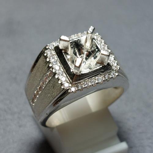 Promo Emban Cincin Perak Rangka Batu Permata Atau Berlian Moissanite ...