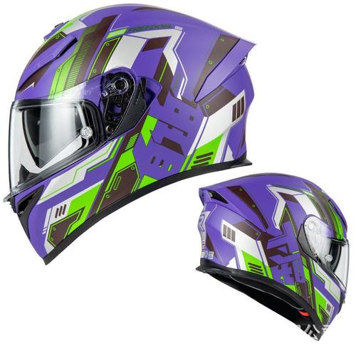 Jual Full Face EVA 01 Helmet EVANGELION Premium Unisex - Ungu, S - Kota ...
