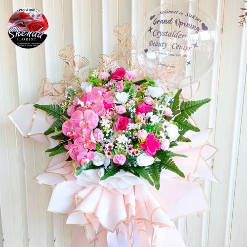 Jual standing bucket bunga/grand opening/ucapan ultah/valentine ...