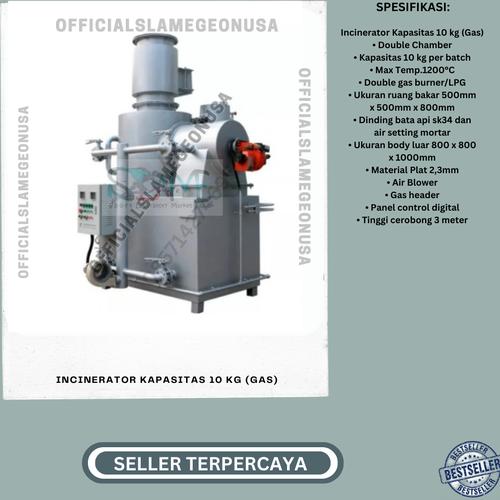 Jual ECO Incinerator Kapasitas 10 kg bahan bakar GAS dan SOLAR - (SOLAR ...