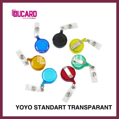 Jual TALI YOYO TRANSPARANT GANTUNGAN ID CARD HOLDER NAME TAG HANG TAG ...