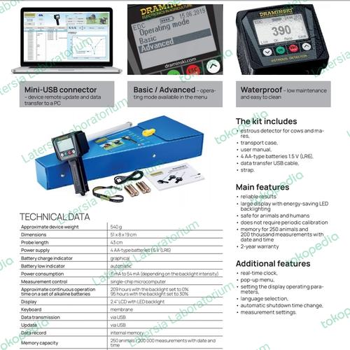 Jual DRAMINSKI Estrous Detector For Cow, Alat Deteksi Birahi Hewan Sapi ...