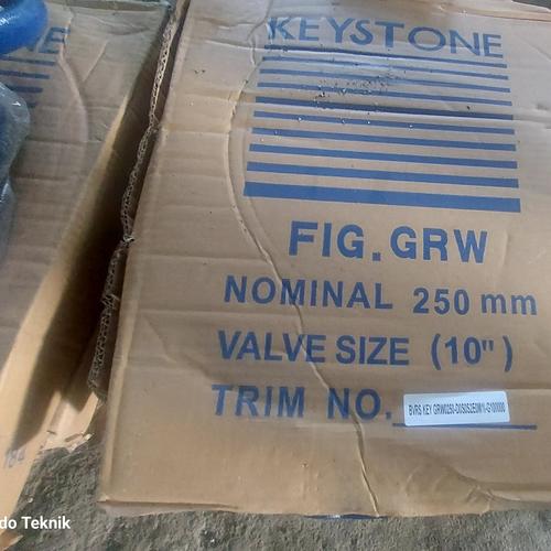 Jual KEYSTONE BUTTERFFLY VALVE FIGURE GRW 10 INCH GEAR OPERATED - Kota ...
