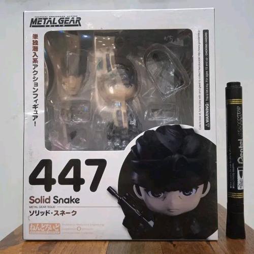 Jual Mainan chibi nendoroid nendo 447 solid snake Nendoroid recast ...
