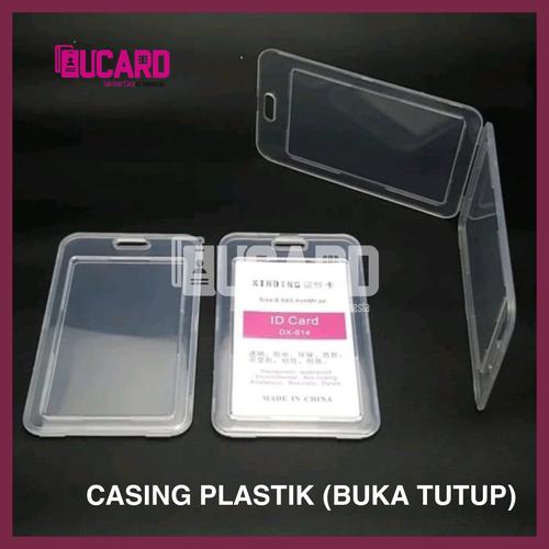 Jual CASING KARTU ID CARD CASE 2 SISI / NAME TAG TRANSPARANT TEMPAT ID ...