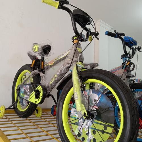 Jual Sepeda Anak Sepeda BMX 18 inch ATLANTIS ( Ban Jumbo 3.0 ) ( Kuning ...
