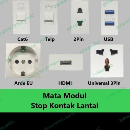 Jual Mata Modul Data Cat6 Stop Kontak Lantai Iterno - Kota Tangerang ...