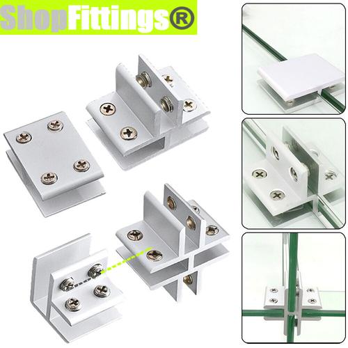 Jual Braket Kaca Klem Jepit Sudut Sambungan Clip Glass Clamp Corner ...