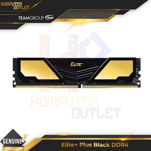 Jual TEAM ELITE PLUS BLACK RAM DDR4 8GB SINGLE CHANNEL 3200MHZ 2666MHZ ...