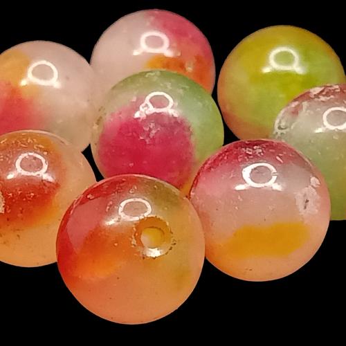 Promo Butiran Batu Giok Burma Jadeite Asli 10mm Pelangi Grade A - VeE ...