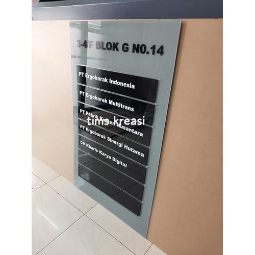 Jual Papan Nama Ruangan | Papan Nama PT | Papan Nama Slide | Signage ...