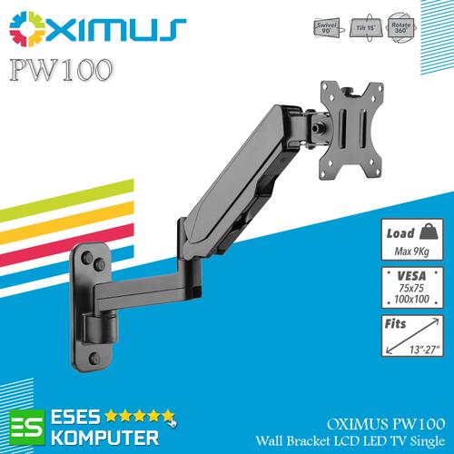 Jual Bracket Monitor Oximus PW100 | Bracket TV LCD LED Wall 24" - 34 ...