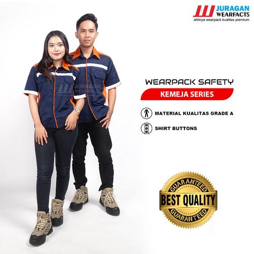 Jual Juragan Wearfacts - Baju Wearpack Safety Warna Orange Kombinasi ...
