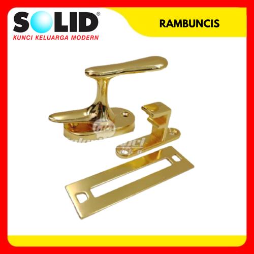 Jual Rambuncis Solid sld 613 gp grendel jendela pengunci jendela kayu ...