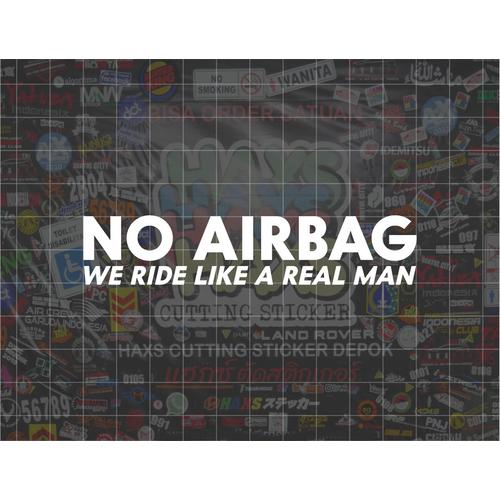 Jual Cutting Sticker No Airbags V2 Ukuran 10 Cm Untuk Motor Mobil ...