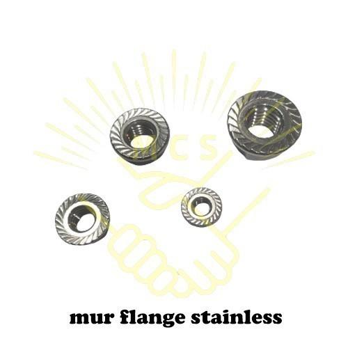 Jual Mur Flange Stainless M12 /Flange nut sus 304 ss 304 - Jakarta ...