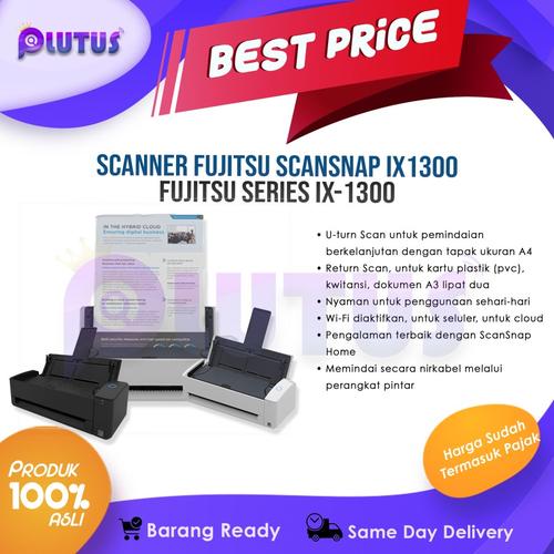 Jual Scanner Fujitsu ScanSnap IX1300 (Pengganti S1300i) Garansi Resmi ...