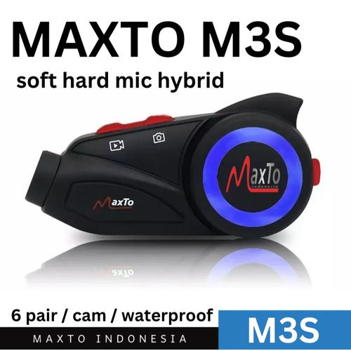 Jual INTERCOM MAXTO M3S BLUETOOTH HELM INTERCOM MAXTO M3S CAMERA ...