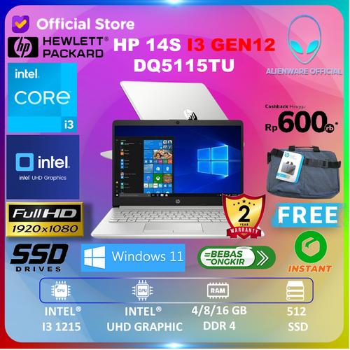 Promo Laptop HP 14 I3 1215 8GB 512GB W11+OHS 14"FHD BLIT 2Y Cicil 0% 3x ...