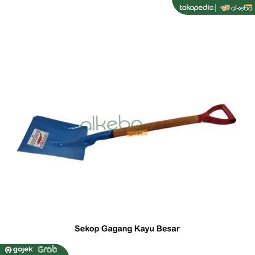 Jual Sekop besar gagang kayu crocodile Skop jumbo singkup shovel pasir ...
