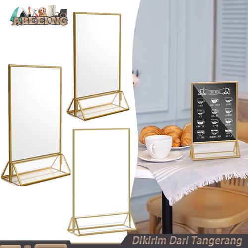 Jual Stand Akrilik Tempat Brosur Akrilik Tent Card Holder Portrait T ...