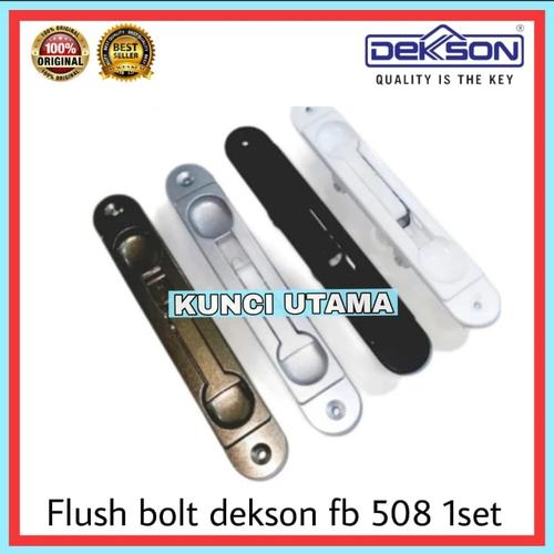 Jual flushbolt dekson fb 508 grendel pintu aluminium dekson 4 warna - hitam - Jakarta Barat ...