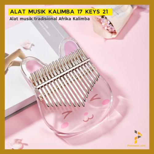 Jual Alat Musik Kalimba 17 Keys 21 keys Piano Kecapi Acrylic Free BAG ...