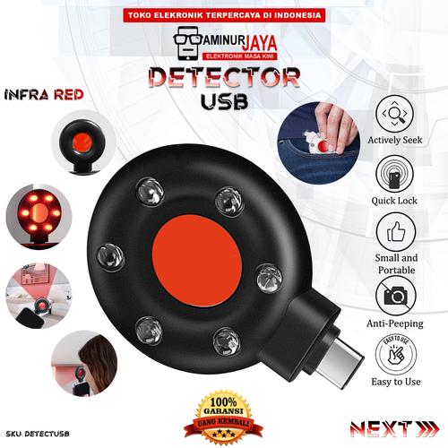 Promo Alat Pendeteksi Kamera Hidden Spy Camera Finder Detector USB type ...