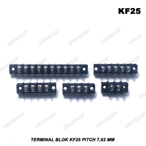 Jual Terminal Blok KF25 Pitch 7,62 mm Terminal Blok Hitam PCB - 2 Pin ...