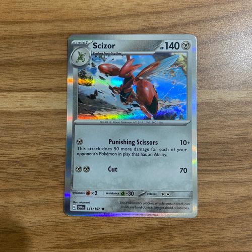 Jual Kartu Pokemon English Scizor Holo OBF Obsidian Flames - Kota ...