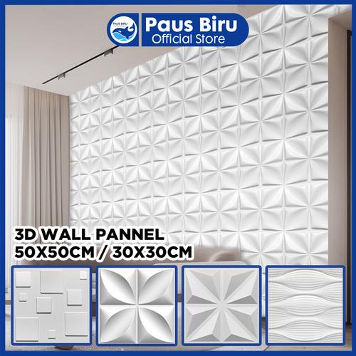 Promo WALL PANEL 3D PVC WALLPANEL WALLPAPER DINDING 50x50 cm dan 30x30 ...
