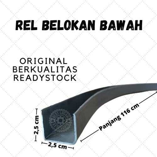 Jual Rel belokan bawah pintu besi rel tikungan pintu lipat sliding ...