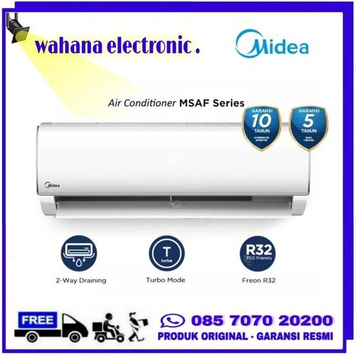 Jual MIDEA MSAF-24CRN2-32 AC MIDEA 2,5 PK MSAF24CRN2 2,5 2.5 PK R32 +PASANG - +Pasang Pipa 3m ...