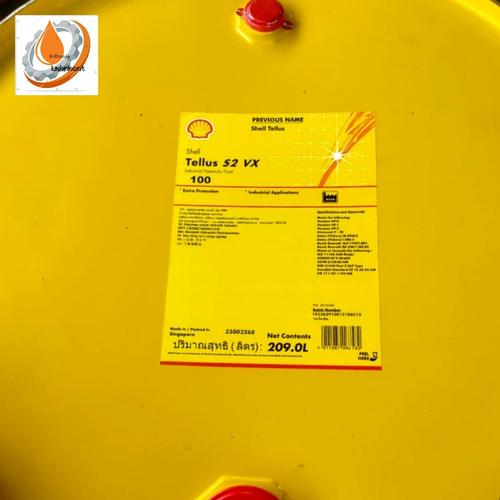 Jual Shell Tellus s2 VX 100 Oil hydraulic Original Drum 209 liter ...