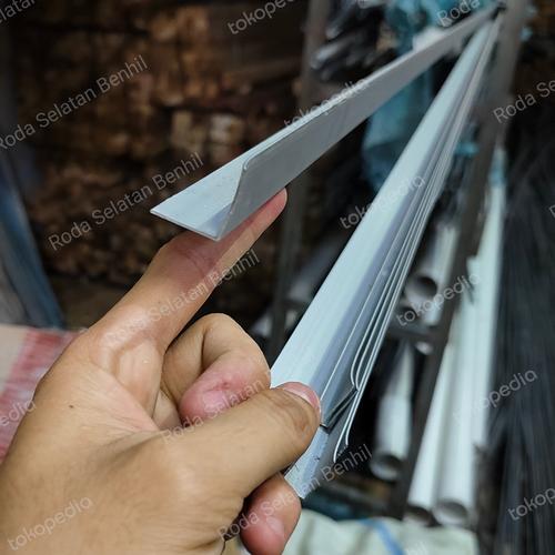 Jual LIST ALUMUNIUM (L) 1 cm x 1 cm x 6 meter - ARMADA TOKO - Jakarta ...