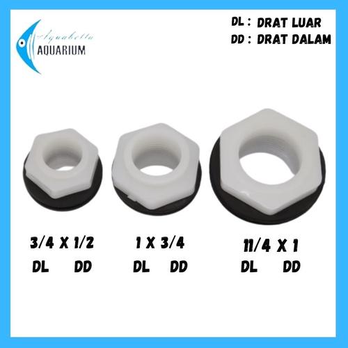 Jual Mur Toren 1 Inch 3/4 Inch 1/2 Inch Mur Drat Torren Ring 1 In Toren ...